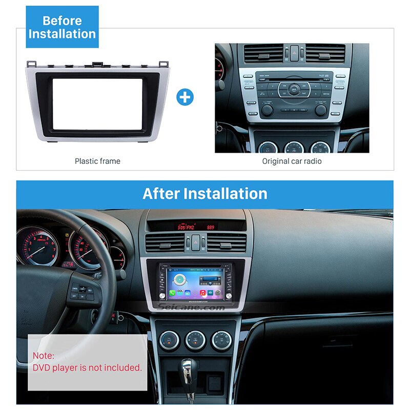 Seicane Doppel Lärm Auto Radio DVD Stereo Faszie T... – Grandado