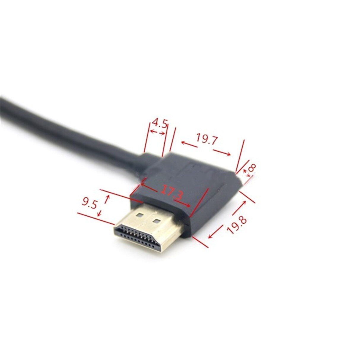 90 Degree UP Angled HDMI Male to HDMI Female Conve... – Grandado