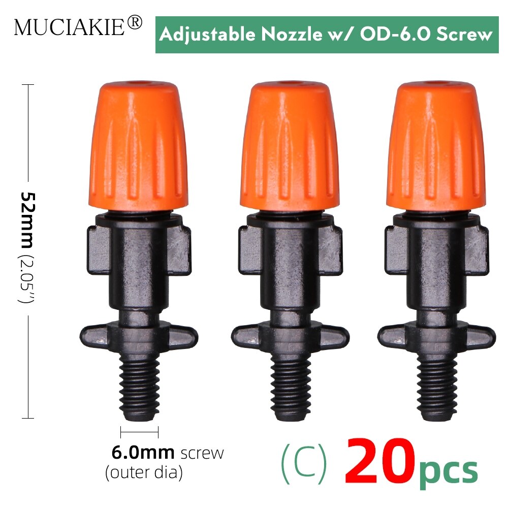 Orange Adjustable Garden Micro Drip Irrigation Mis... – Grandado