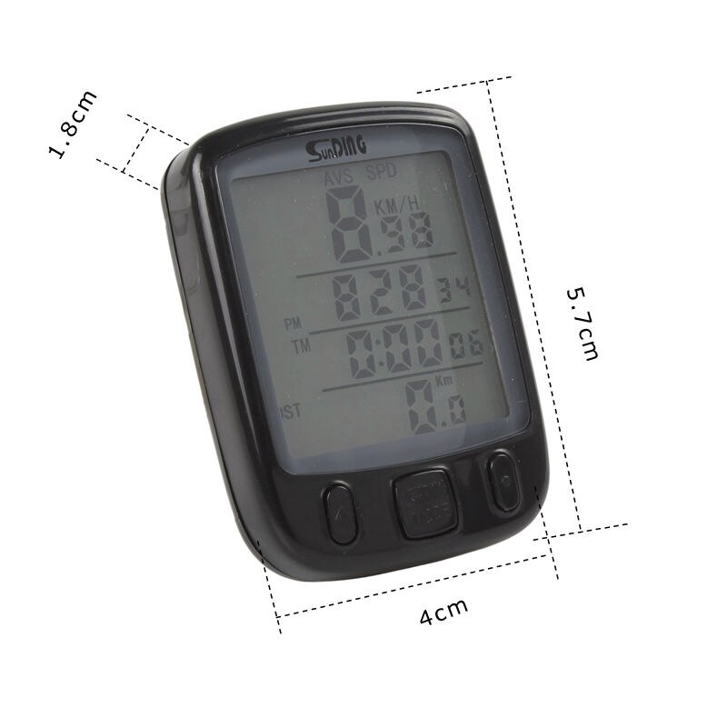 Wireless Wired LCD Backlight Bike Bicycle Cycling ... – Grandado