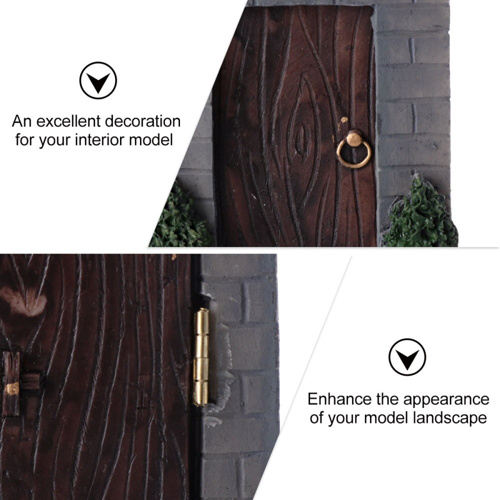 2Pcs Miniature Door Adornment Lightweight Natural ... – Grandado