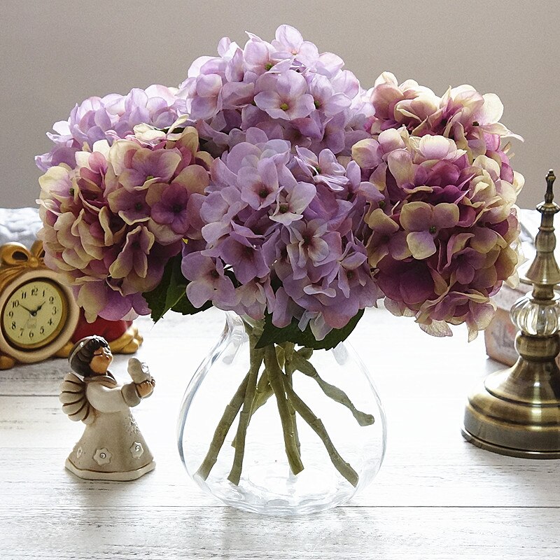 European small branch British hydrangea Flower box... – Grandado
