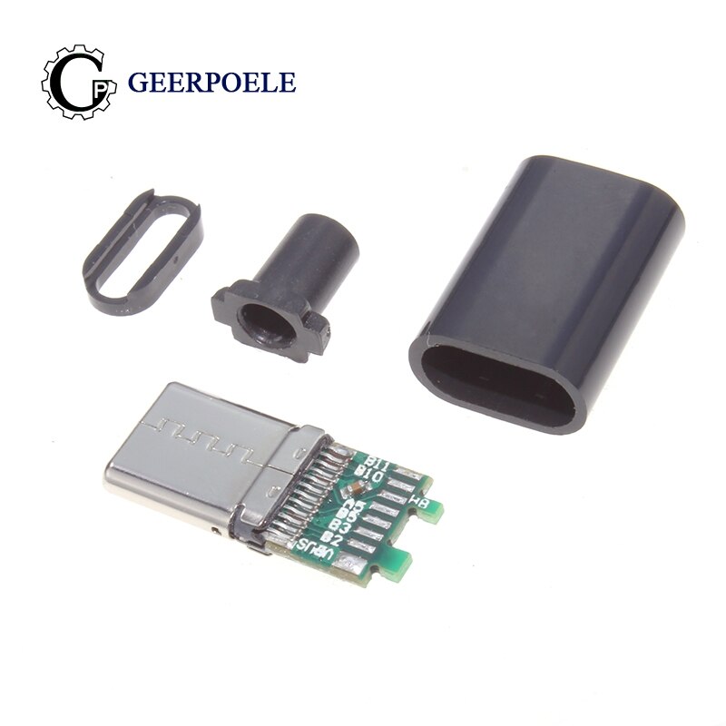 USB 3.1 Type C Male Plug Connector Wire Conector E... – Grandado