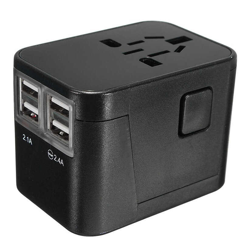 LEORY International Plug Adapter Plug 4 USB Port A... – Grandado