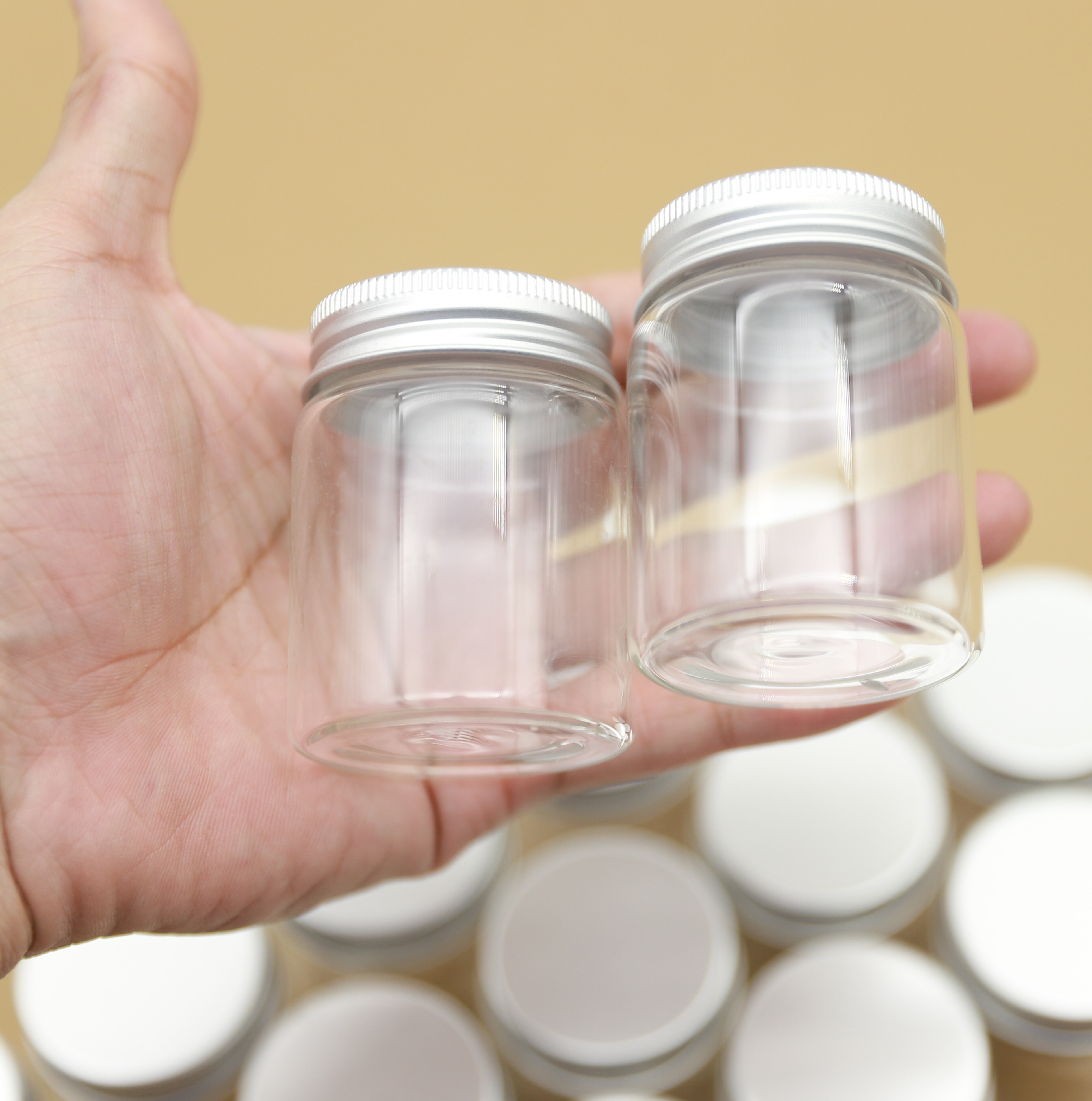 6 Pieces 47*60mm 60ml Glass Jars Test Tube Candy G... – Grandado