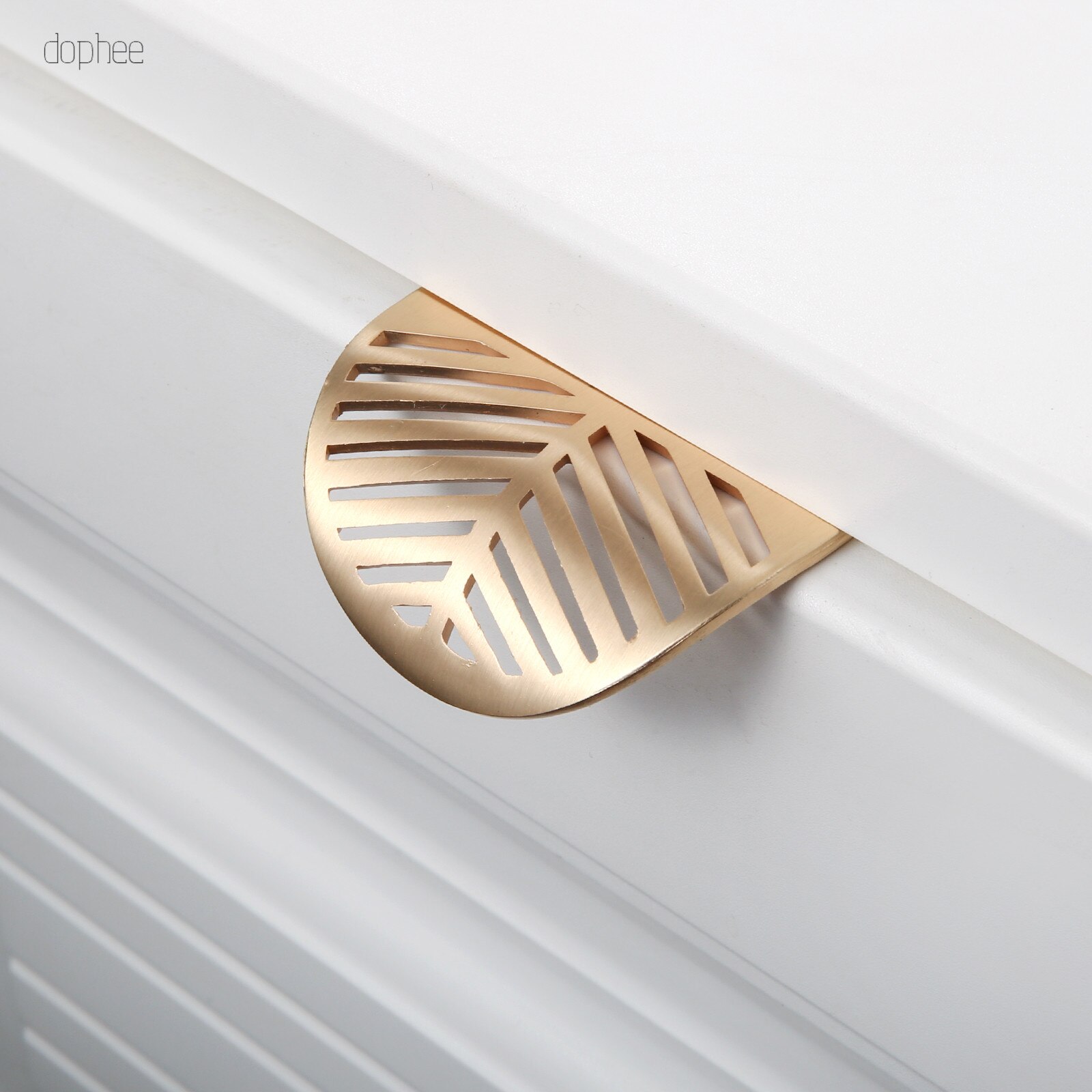 dophee 1pc 40mm Leaf Shape Furniture Handle Cabine... – Grandado