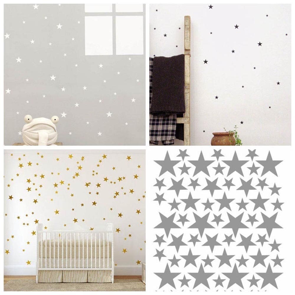 DIY Cute Pentagon Shape Wall Sticker Kids Nursery ... – Vicedeal