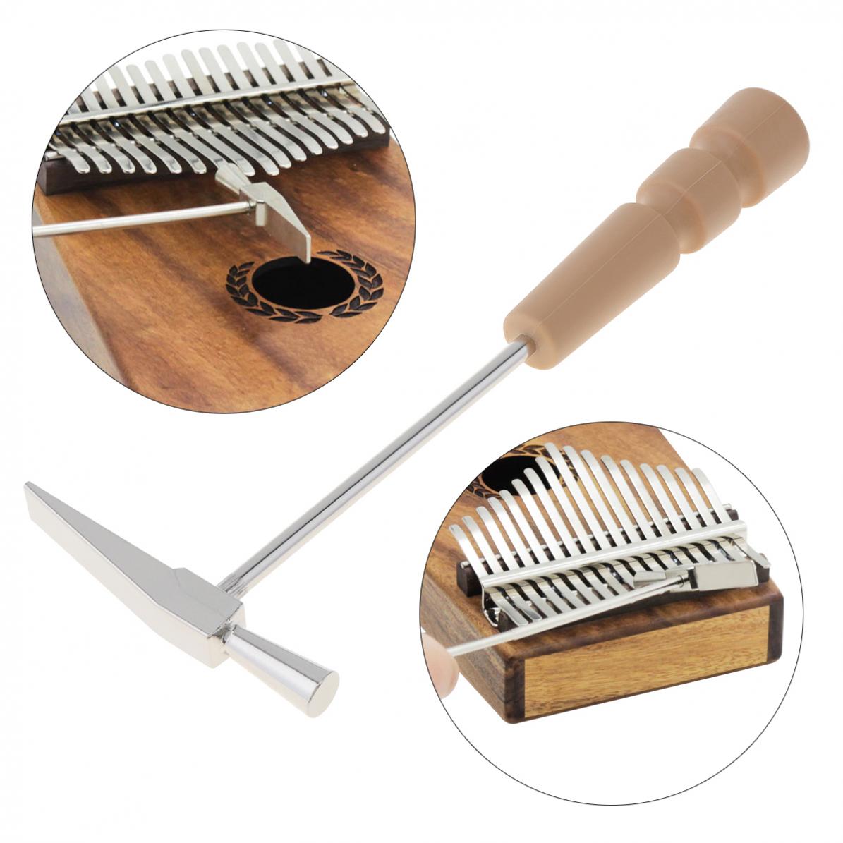 Thumb Piano hammer Portable Wooden Handle Metal Th... – Vicedeal