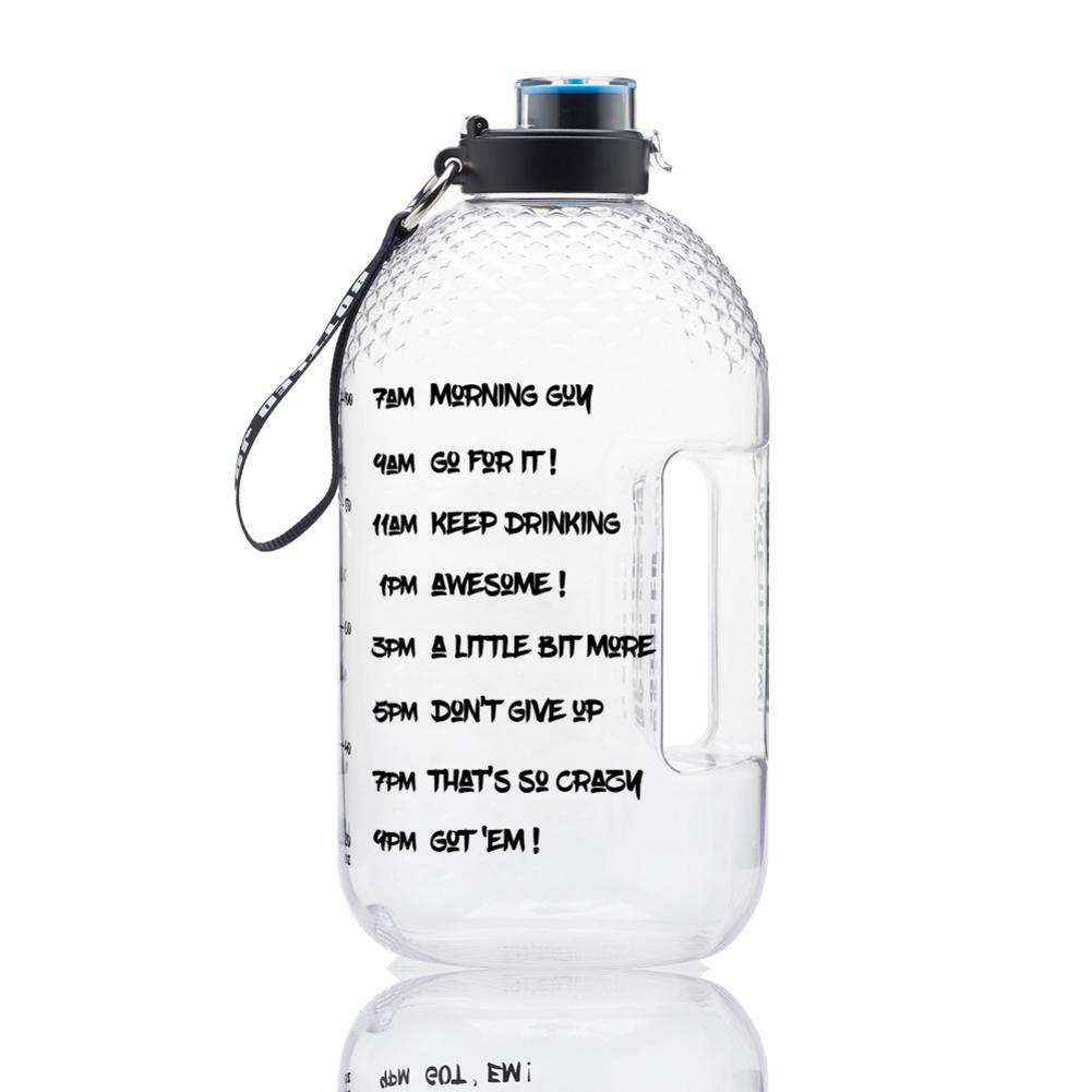 Portable Water Bottle 1 Gallon Sports Water Jug wi... – Grandado