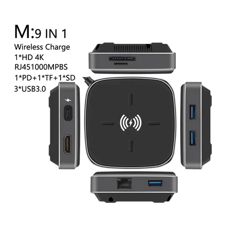 USB C Hub Multifunctional Docking Station 9 In 1 W... – Grandado