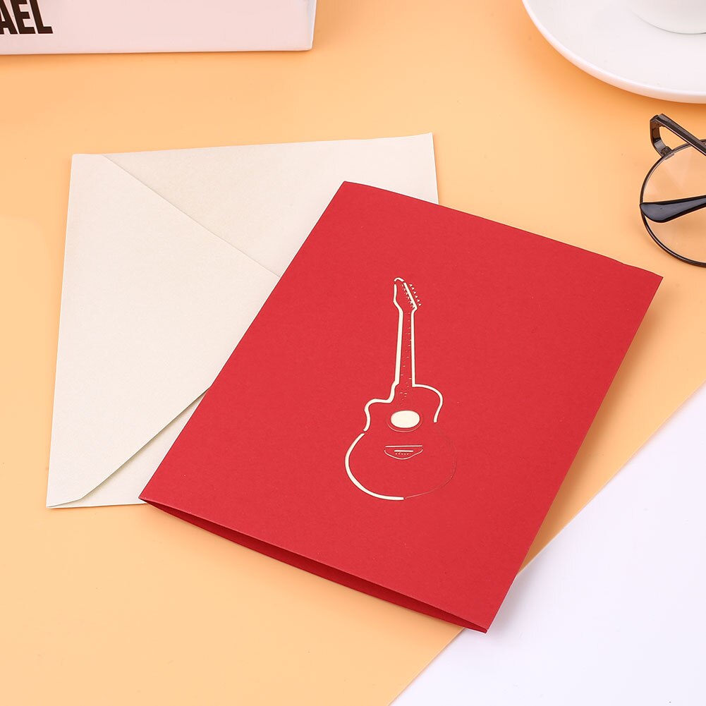 3D Music Rock Guitar Greeting Card Birthday Invita... – Vicedeal