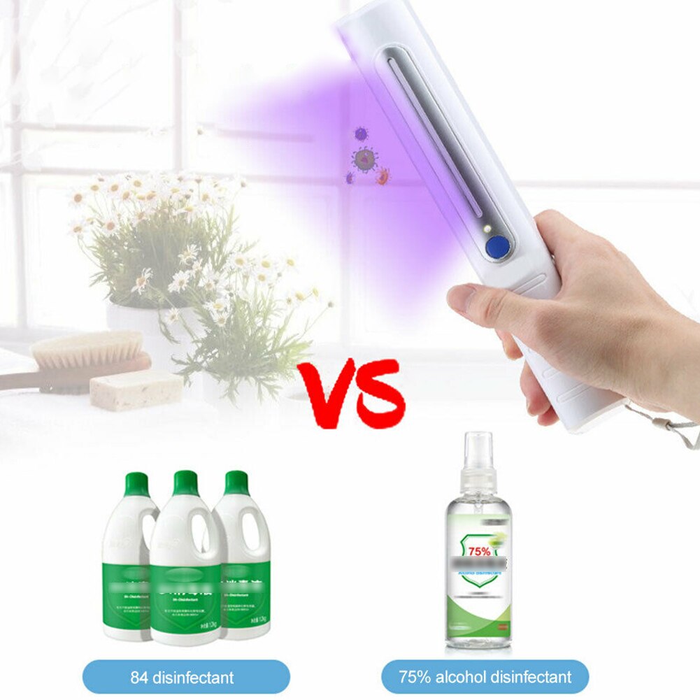 3W LED UV Disinfection Lamp 5v Mini Bathroom ABS B... – Grandado