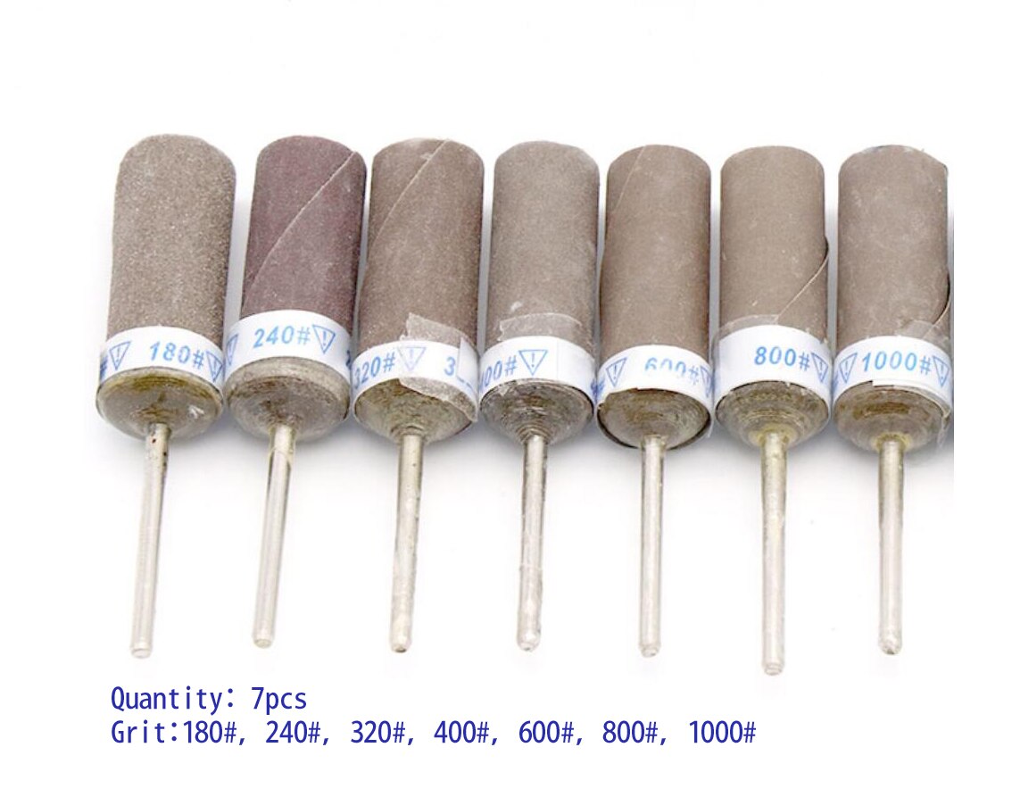 13pcs Cylinder Sandpaper Rod Electric Polishing Gr... – Grandado
