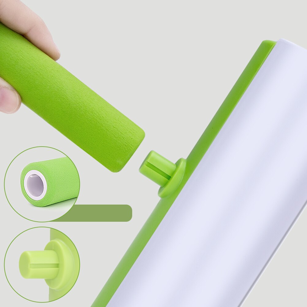 Green Reusable Washable Roller Dust Cleaner Lint S... – Grandado