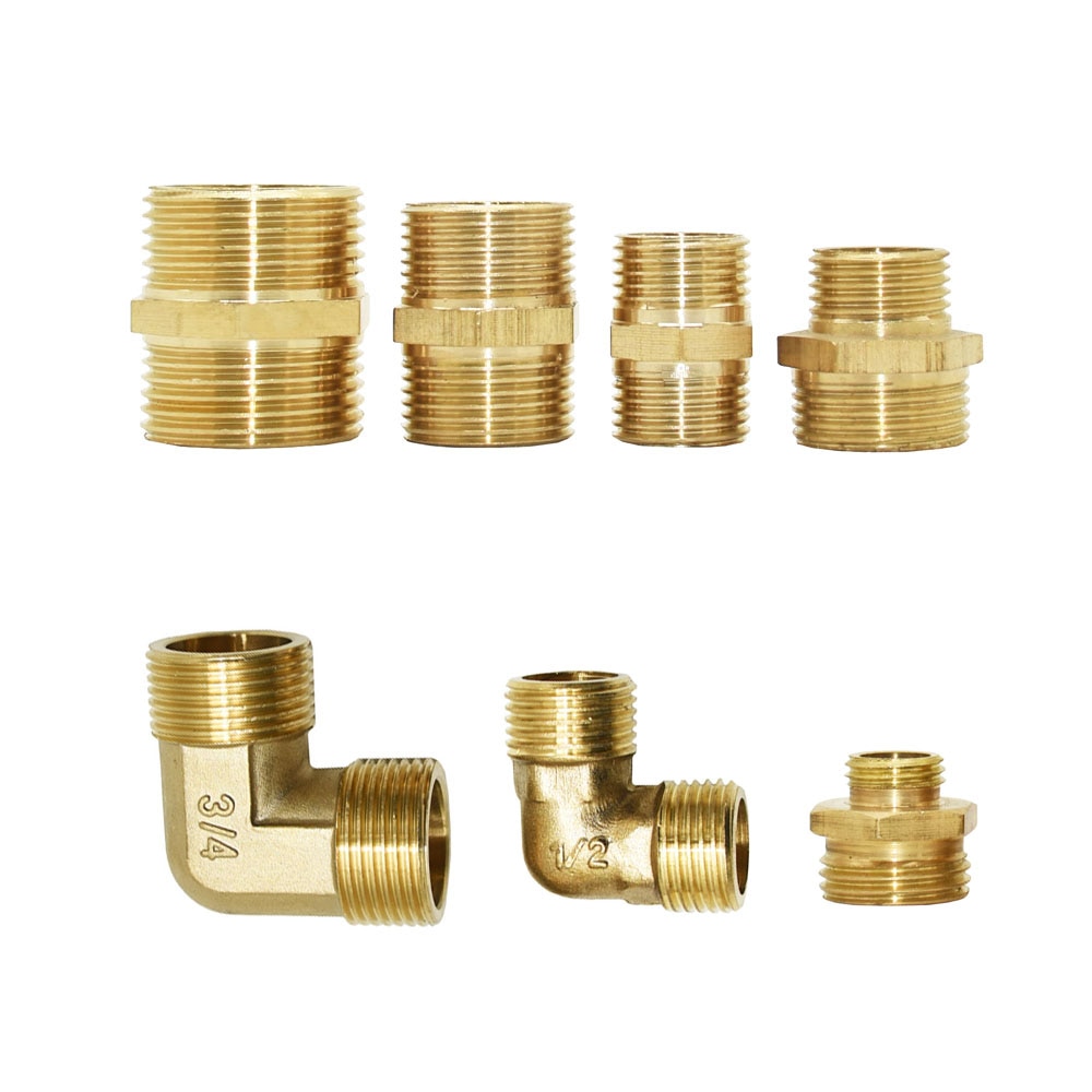 Brass 1“ 3/4“ to 1/2“ to 1/4“ Male Thread Connecto... – Grandado