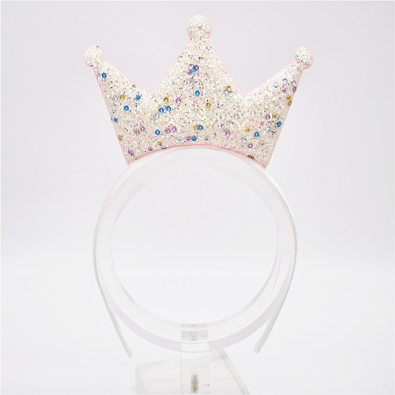 girls Glitter Crown headband Reversible glittering... – Vicedeal