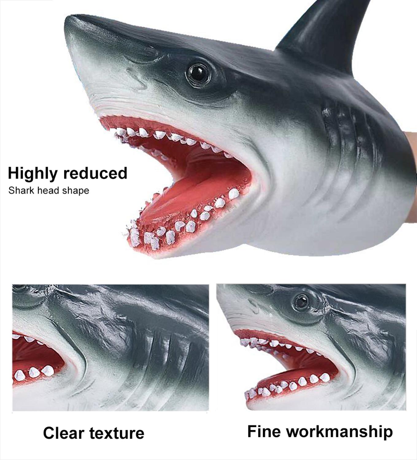 Puppet Shark Gloves TPR/Soft silicone Animal Head ... – Vicedeal