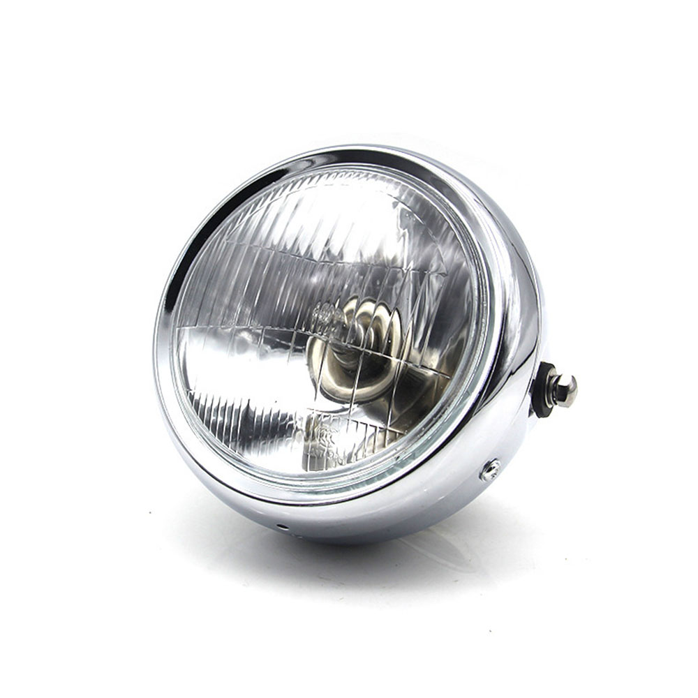 12V Vintage Round Motorcycle Refit Headlight Motor... – Grandado