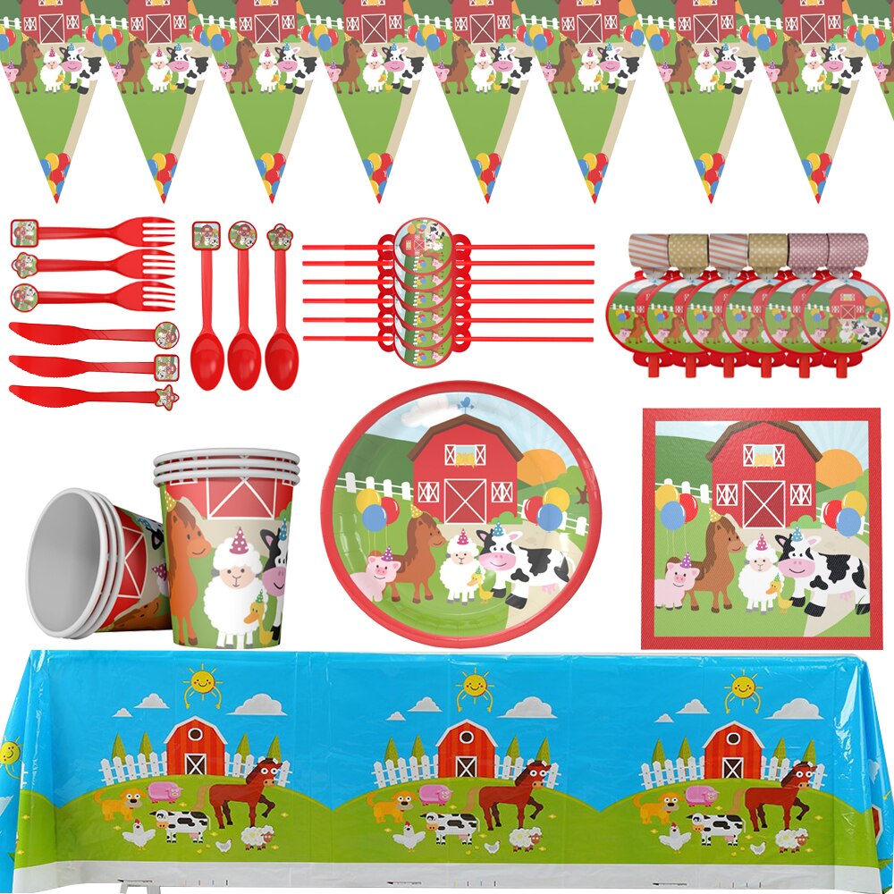 Ranch Farm Theme Party Farm Children's 1st Birthda... – Grandado
