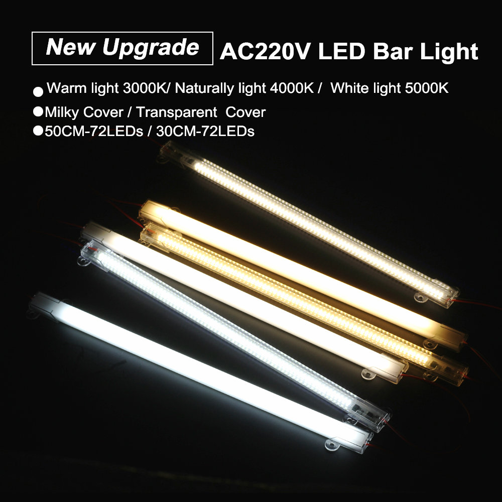 LED Bar Light AC220V High Brightness 8W 50cm 30cm ... – Vicedeal