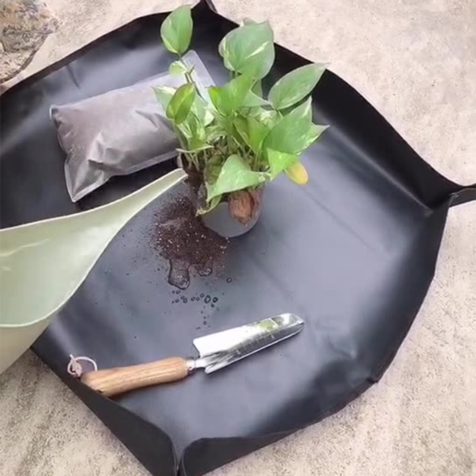 Planting Mat Foldable Gardening Potting Mat Waterp... – Grandado