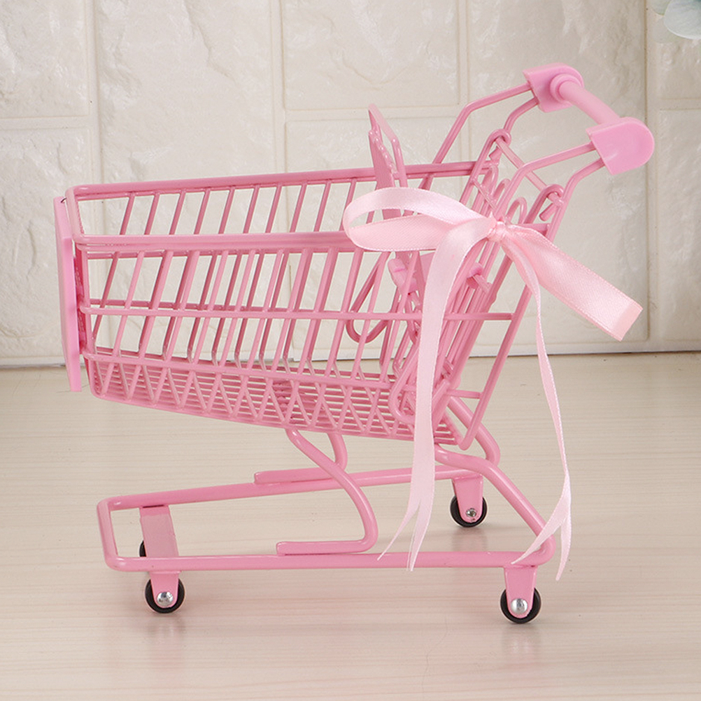 1PC Mini Shopping Cart Iron Small Desktop Photo Pr... – Grandado