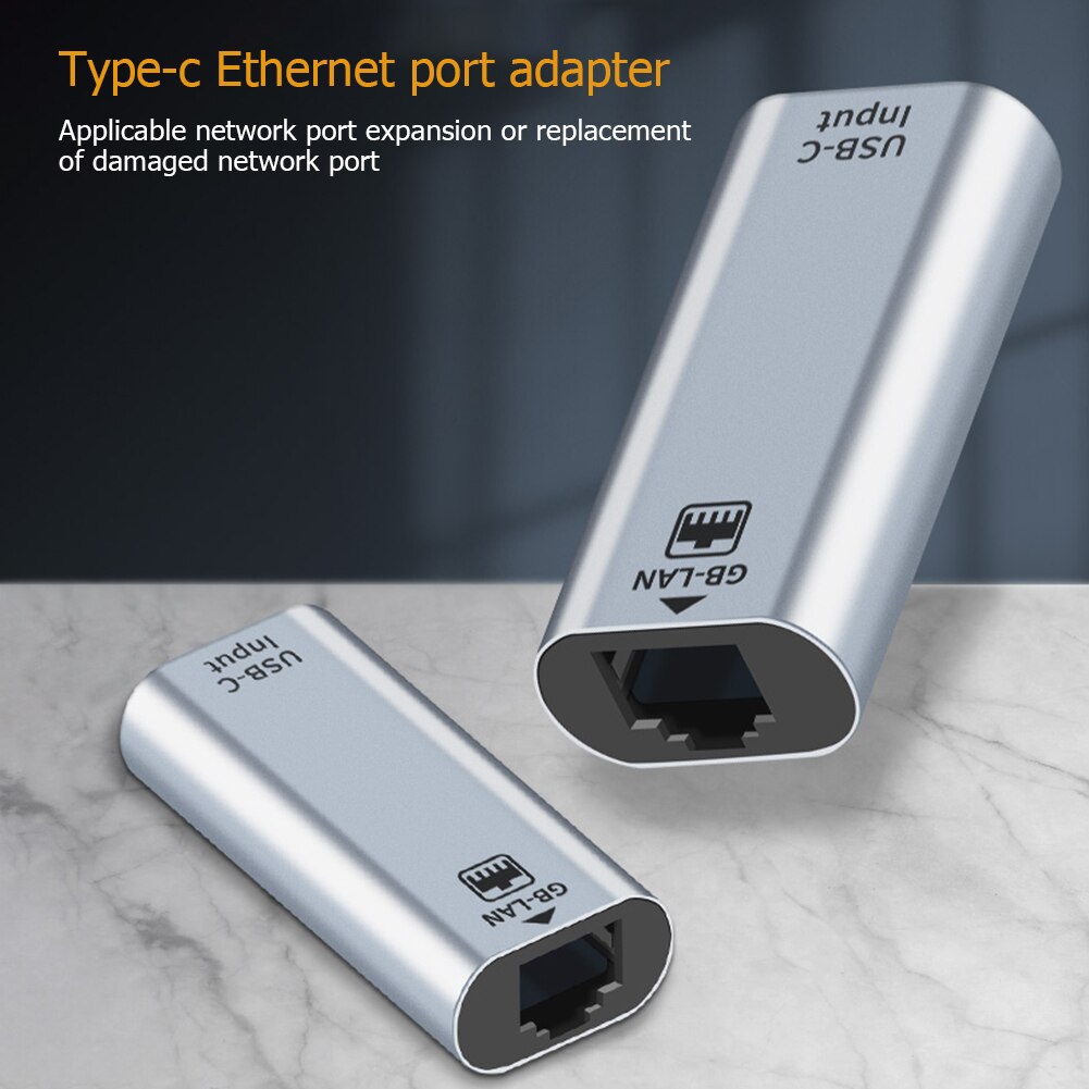 USB Type C to RJ45 Ethernet Adapter Ethernet Adapt... – Grandado