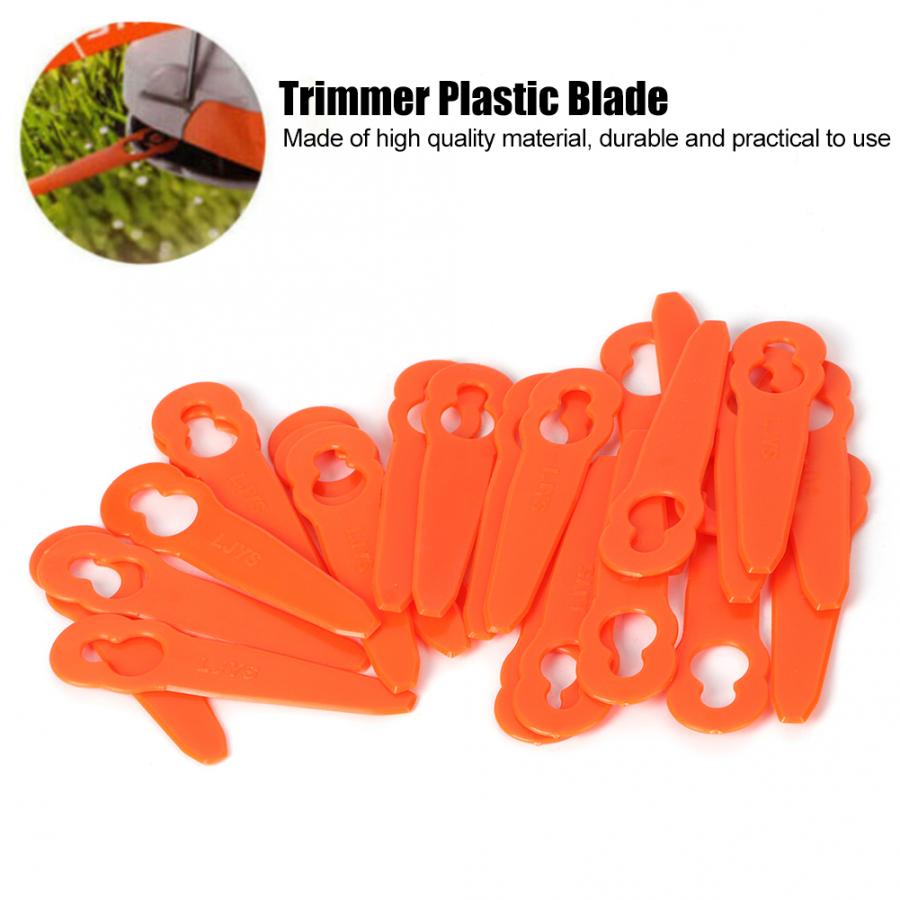 24Pcs Lawn Mower Trimmer Plastic Cutter Blade Repl... – Grandado