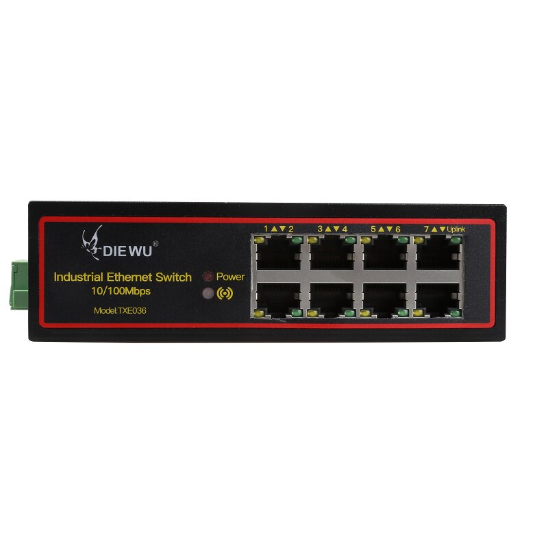 8 Ports 10/100M Industrial Ethernet Enhance Switch... – Vicedeal