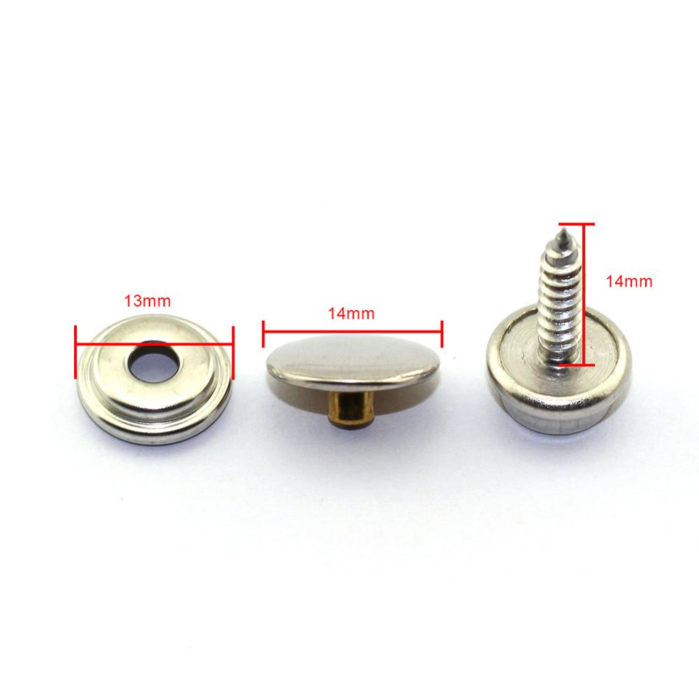 75 st/set stål fästelement lock skruv press dubbar... – Grandado