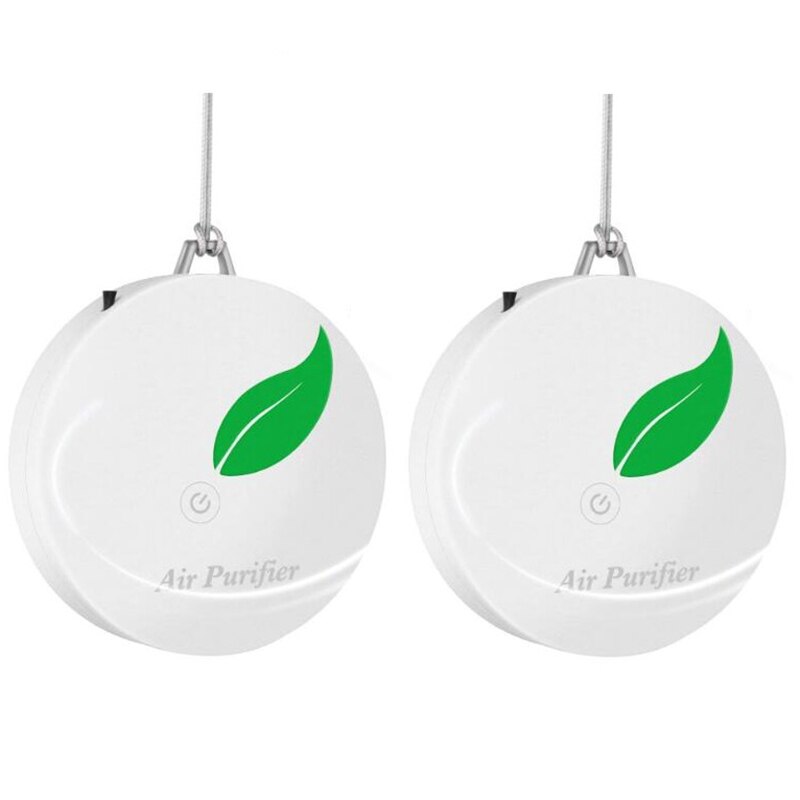 2Pack Personal Wearable Air Purifier Necklace Port... – Grandado
