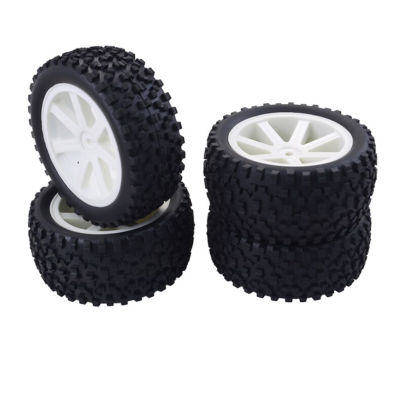 Front Rear Tires Wheels Set 12mm Hex Hubs Foam Ins... – Grandado