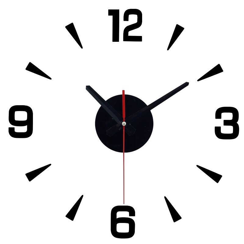 Style Wall Clock DIY Acrylic Clock Living Room Dec... – Grandado