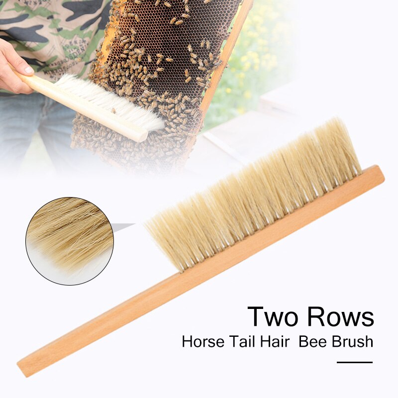 40CM Wood Honey Brush Wasp Bee Sweep Two Rows Of H... – Grandado
