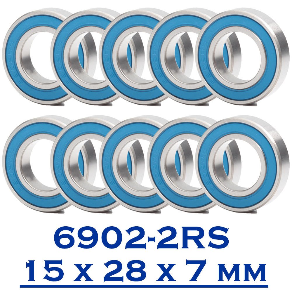 6902rs lager ( 10 st ) 15*28*7 mm abec -7 hobby ... – Grandado