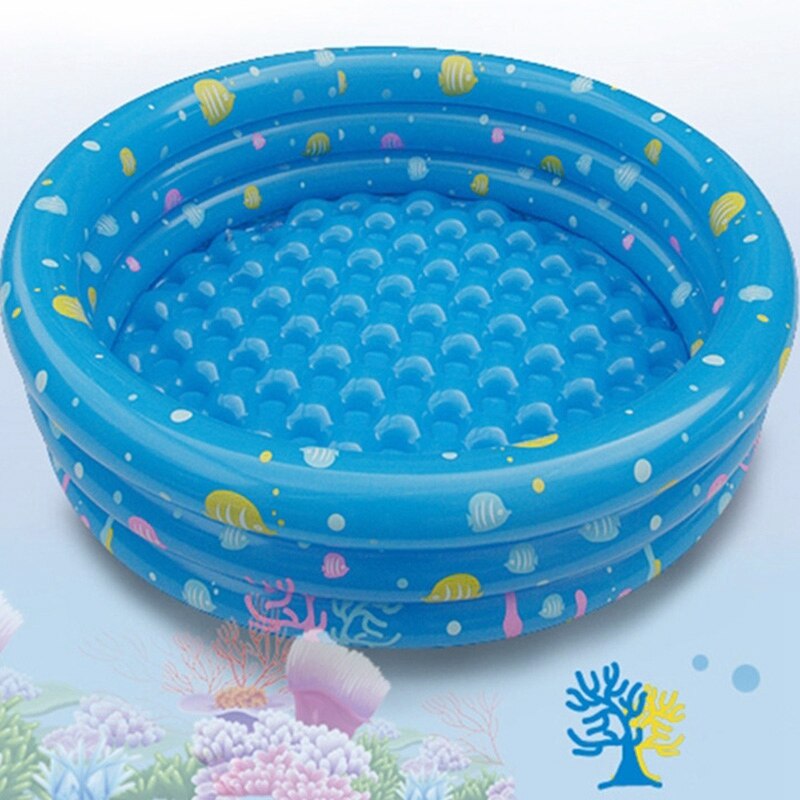 Inflatable Swimming Pool Summer Children Round Bas... – Grandado