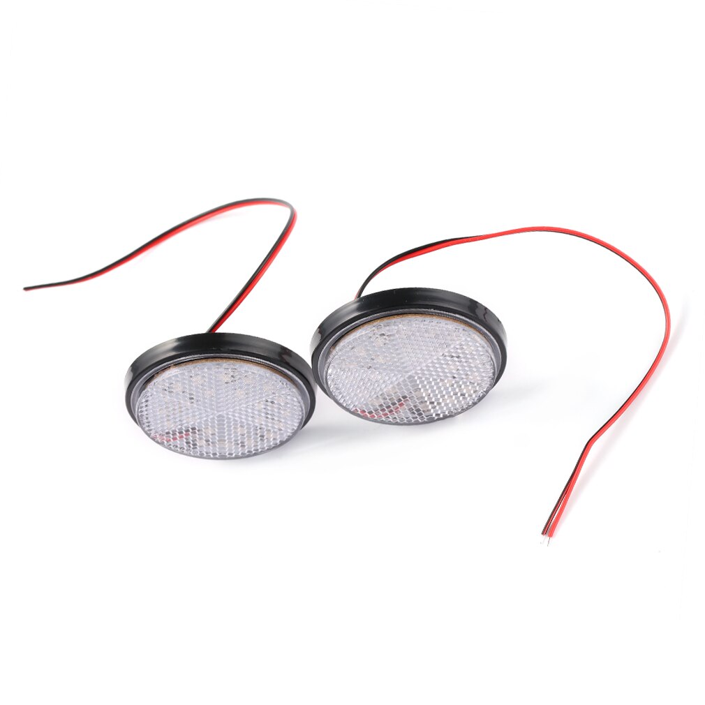 Universal 2 x 24 LED Motorcycle Round Reflector Ta... – Vicedeal