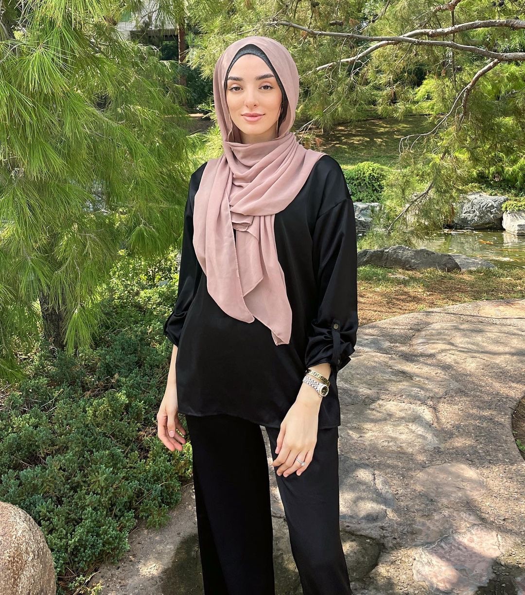 2pcs Women Muslim Sets Hijab Dress Eid Mubarak Dub... – Grandado