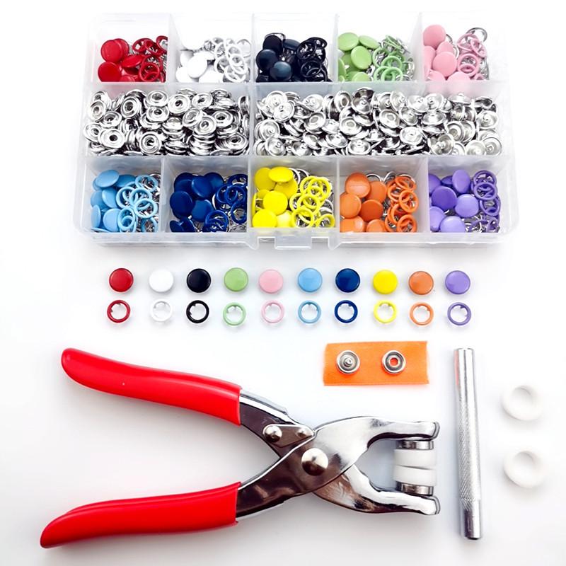 200 Sets Colorful Five Claw Button 9.5 MM Hollow O... – Grandado