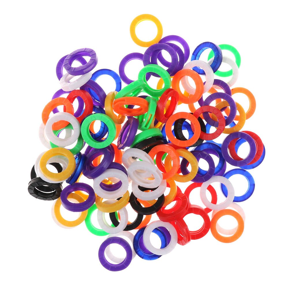 10 Pcs Key Cover Tags Label Id Siliconen Codering ... – Grandado