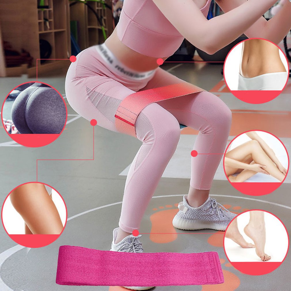 1PC Hip Band latex yarn Yoga Resistance Band Wide ... – Grandado