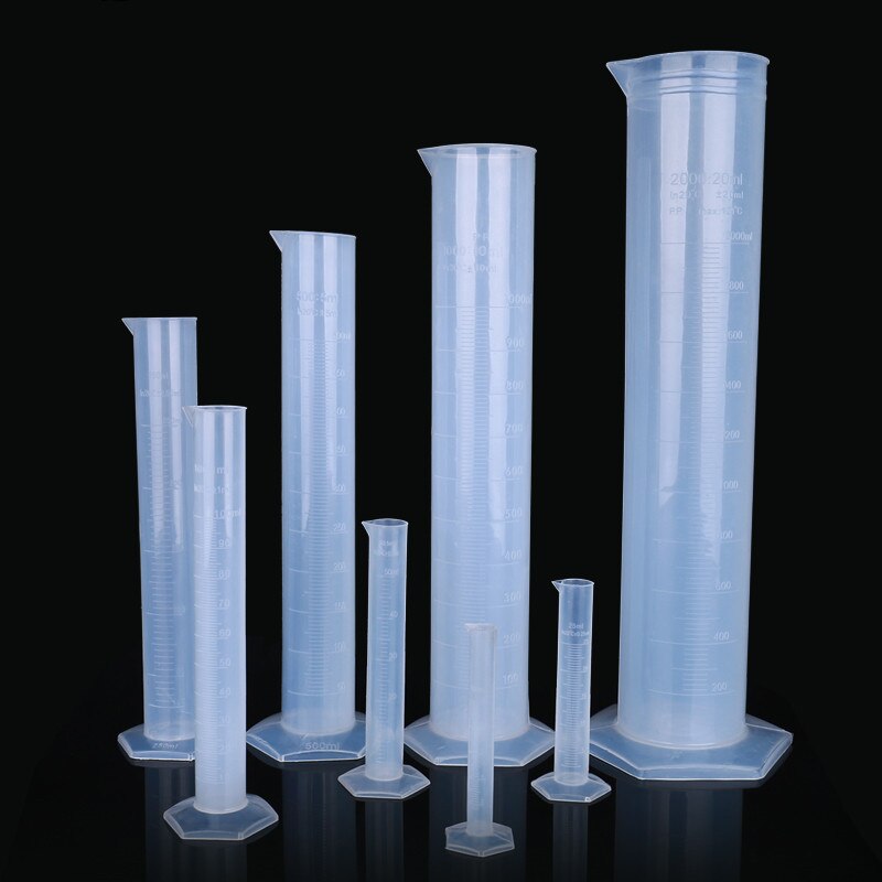 Translucent Plastic Measuring Cylinder Graduated m... – Grandado
