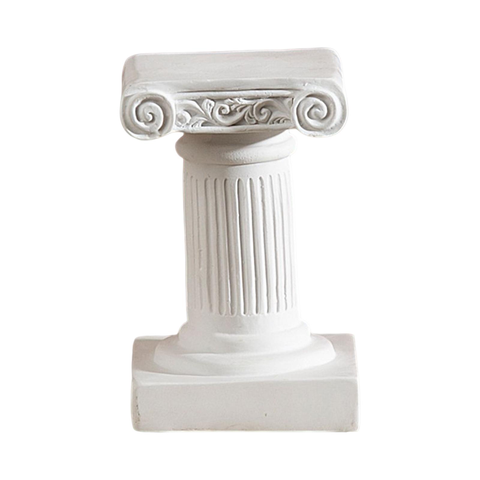 Small Mini Greek Columns Garden Ornament Candlesti... – Grandado