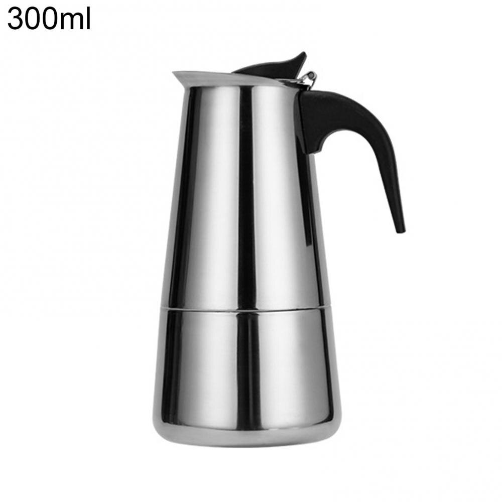 6 Scale Moka Pots Stainless Steel Coffee Pot Coffe... – Vicedeal