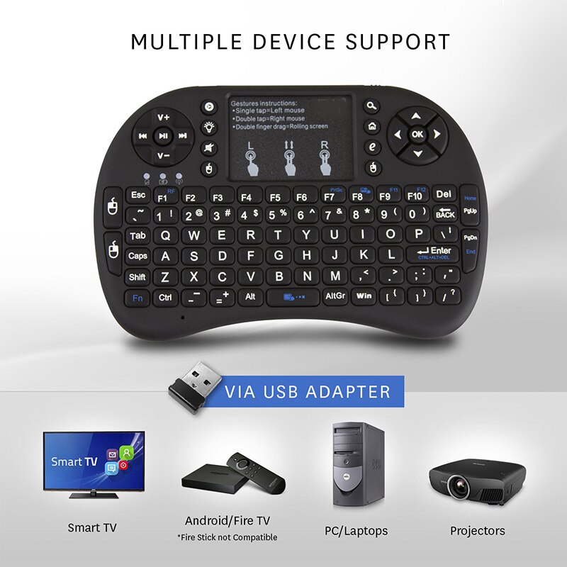 Mini I8 wireless keyboard air mouse flying squirre... – Vicedeal