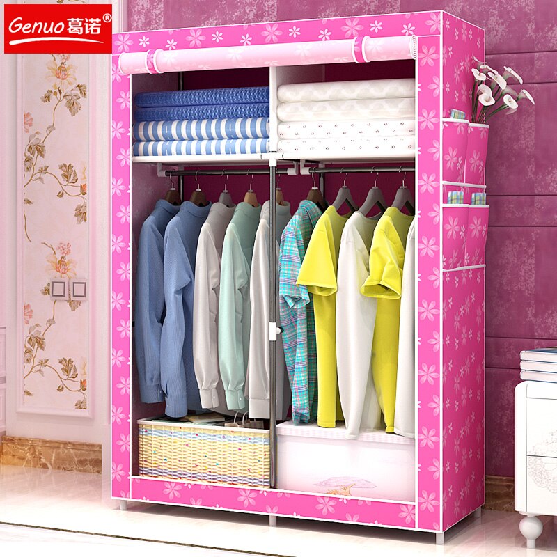 Simple Wardrobe Fabric Simple Modern Bedroom Econo... – Grandado