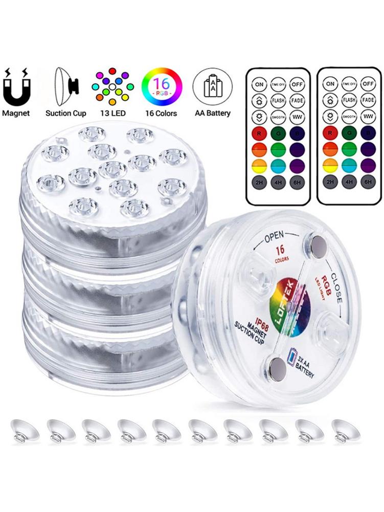 16 Colors LED Light Waterproof IP68 Underwater Lig... – Vicedeal