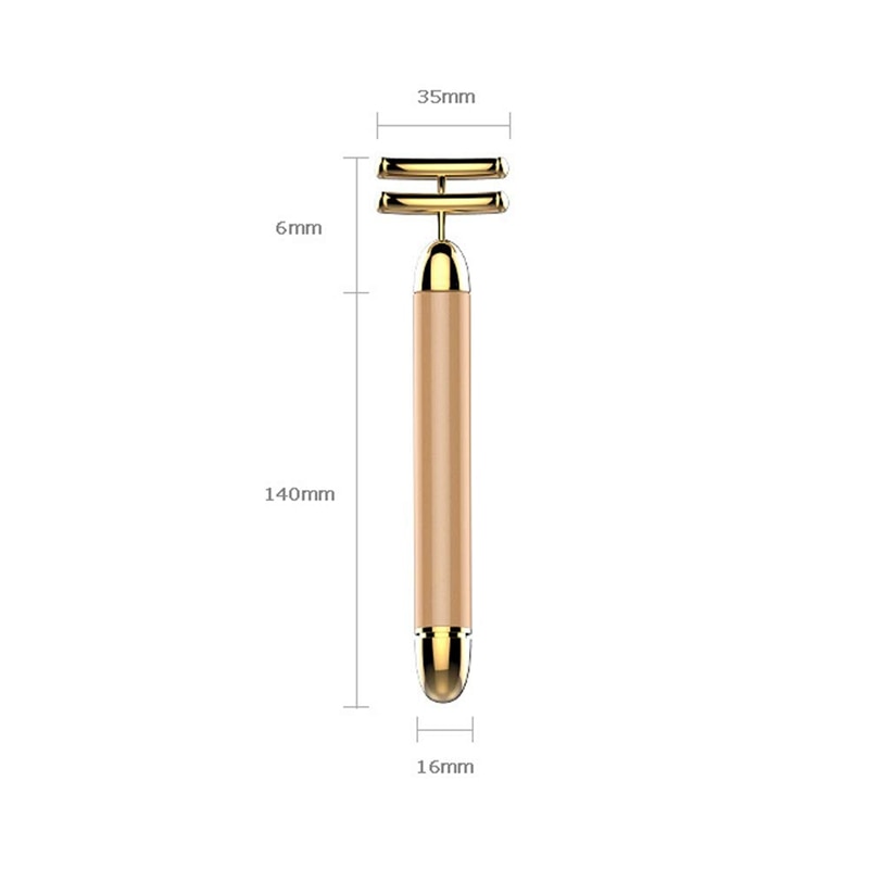 Electric Facial Massage Tool, 24K Gold Pulse Facia... – Grandado