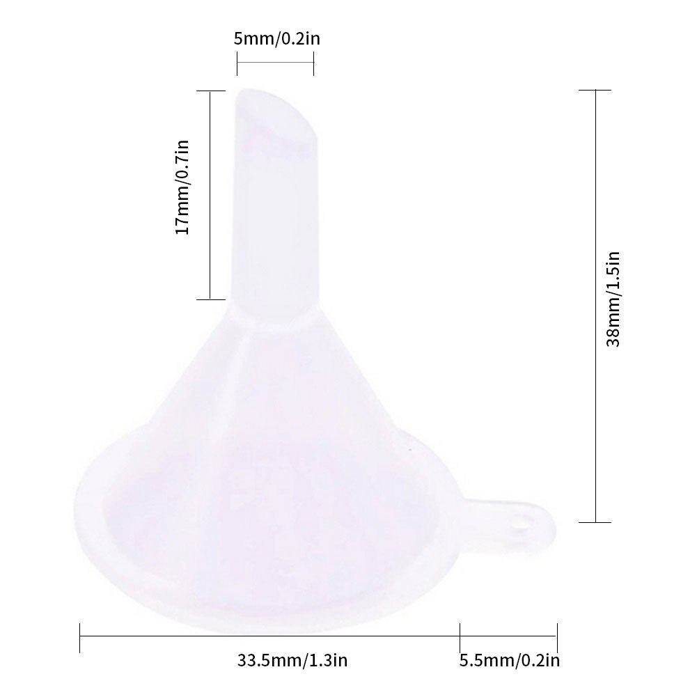 Small Plastic Funnel Clear Mini Liquid Oil Transpa... – Vicedeal