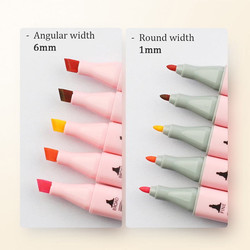 24/36/48 Colors Single Art Markers Brush Pen Sketc... – Grandado